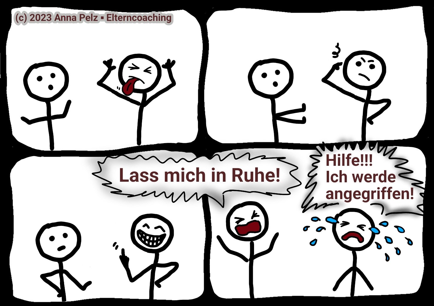 Täter-Opfer-Umkehr nach der Trennung. - Eltern-Kind-Entfremdung